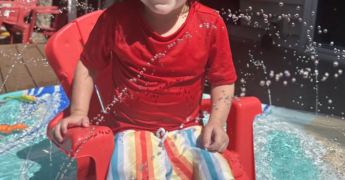 Despite my worries, my son is excelling in his private swim lessons